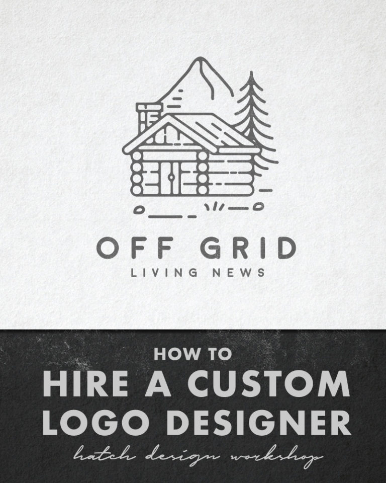 Off Grid Living News Logo Case Study: Ordering a Custom Blog Logo